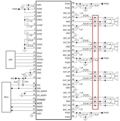 TAS6424E Q1 1uF Capacitor Whistling Of Output LC Filter Audio Forum Audio TI E2E Support