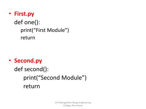 Modules And Packages In Python Ppsx