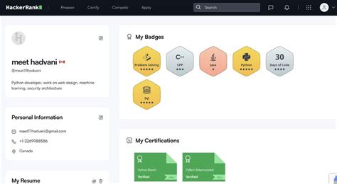 Meet Hadvani On Linkedin Codinglife Hackerrank Softwareengineering