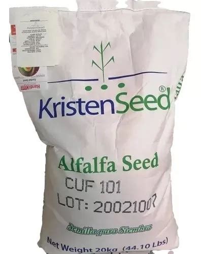 Semilla De Alfalfa Cuf 101 Peletizada Saco 20 Kg Envío Gratis