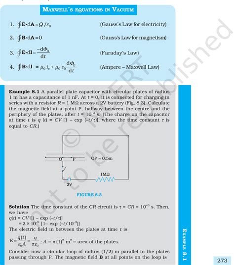 Table 8 1 From Electromagnetic Waves Semantic Scholar
