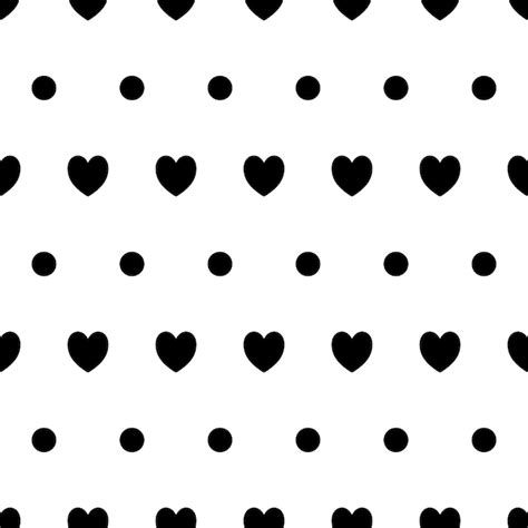 Premium Vector Seamless Hearts Pattern