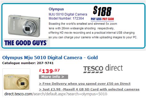 Olympus Mju 5010 Digital Camera Britzinoz
