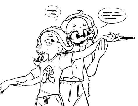 Inkling Player Character Octoling Player Character Shiver And Frye