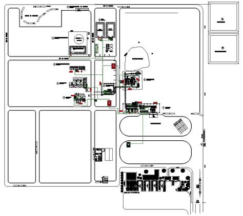 Escape Route Layout Of Commercial Building In Detail Autocad 2d Drawing Cad File Dwg File