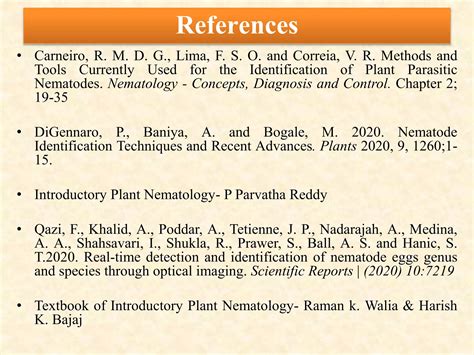 Nematode Identification Techniques Pptx