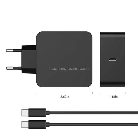 Eu Plug W W Usb C Power Adapter Replacement For Hp Lenovo Asus W W Usb Type C Pd Wall