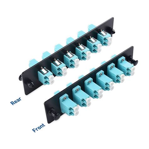 Cable Matters 12 Fibers Om4om3 Multimode Patch Panel With 6 X Lc Upc