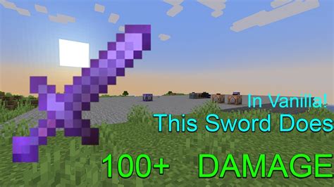 How To Make A Op Sword With Commands In Minecraft Youtube