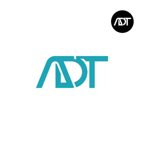 Premium Vector Letter Adt Monogram Logo Design