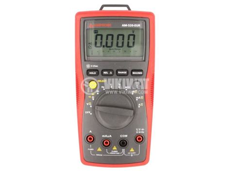 Digital Multimeter AM EUR LCD Vdc Vac Adc Aac Ohm F Hz C