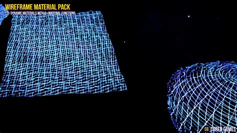 Wireframe Material Pack 2 In Materials Ue Marketplace