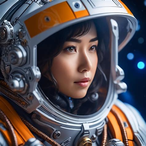 Premium Ai Image Adventurous Human Character Wearing An Advanced