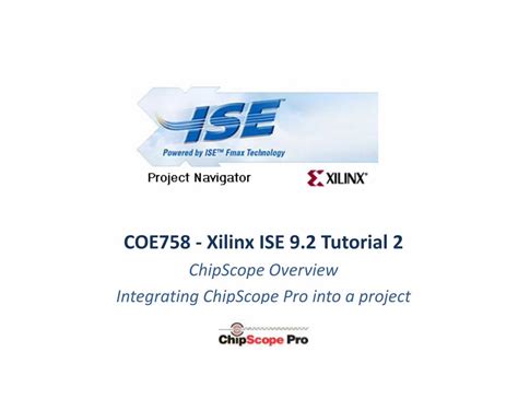 pdf coe758 xilinx ise 9 2 tutorial 2 ryerson universitylkirisch
