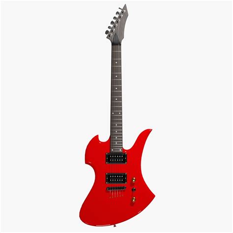 3d B C Rich Mockingbird Electric Guitar Model Turbosquid 2105336