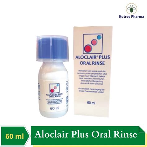 Jual ALOCLAIR PLUS ORAL RINSE 60 ML Obat Sariawan Luka Mulut Shopee
