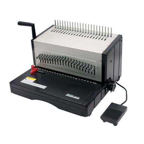Es8708 A4 Size Electric Punch Comb Binding Machine 3 8mm Plastic Rectangle