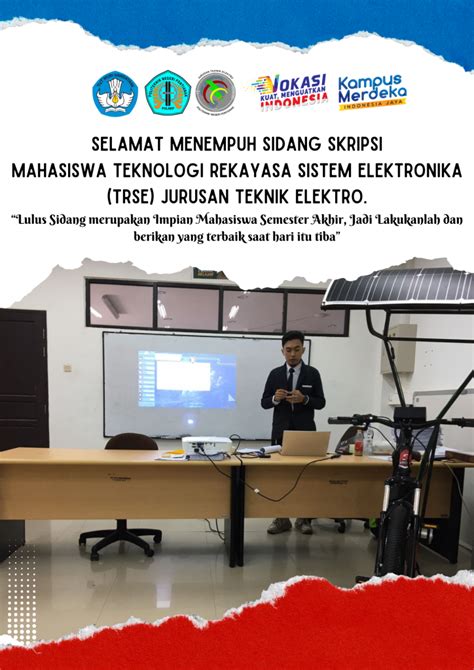 Sidang Skripsi Angkatan 1 Mahasiswa Teknologi Rekayasa Sistem