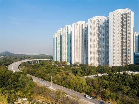 Edificio Residencial De Hong Kong Foto Premium
