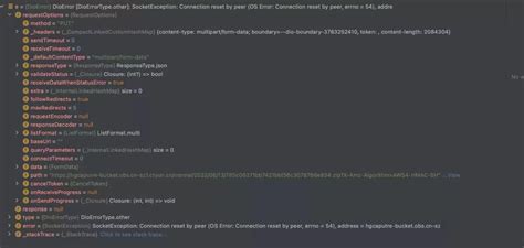Throw Exception When Try To Upload File To Aws3 （上传文件到aws3时抛出异常）： Socketexception Connection