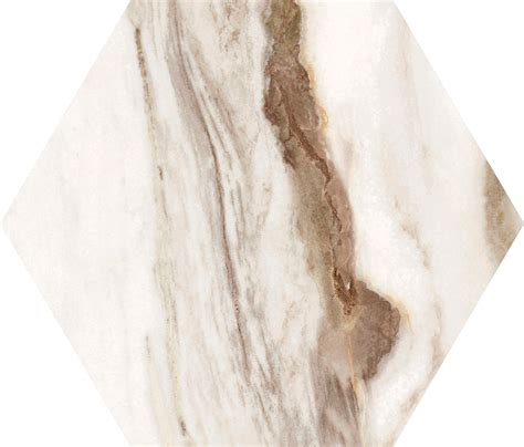 Universaalplaat Hexa Nebula Almond Heksagoonikujuline Keraamiline Plaat