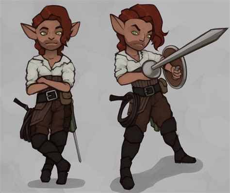 Halfling Swashbuckler By Martian Canine On Newgrounds