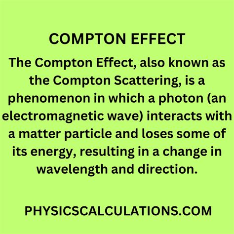 What Is Compton Effect