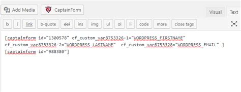 How To Prefill Embedded Forms CaptainForm
