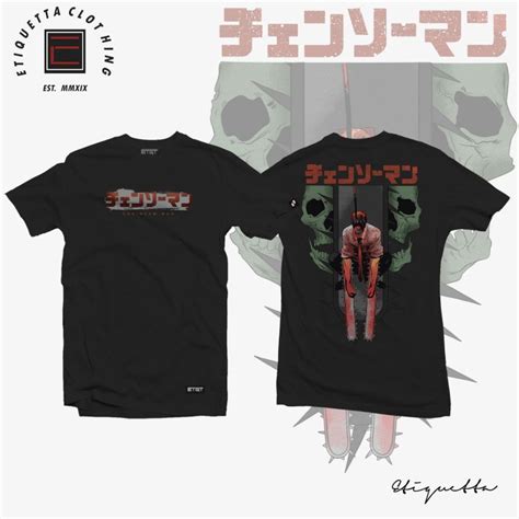 Anime Shirt ETQT Chainsaw Man Denji V Lazada PH
