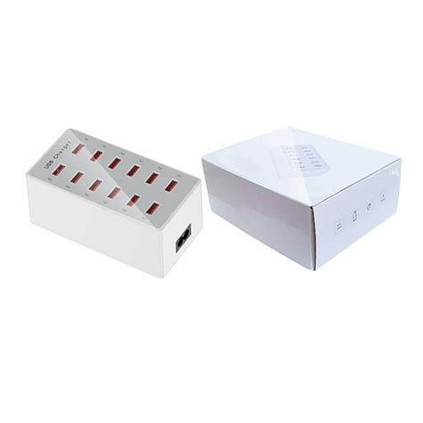 Seitruly Estación De Carga De 12 Puertos Usb Múltiple Conveniente Para
