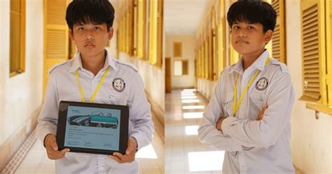 គួរឲ្យ សរសេីរ សិស្សថ្នាក់ទី៩ ម្នាក់ជោគជ័យ ទាំងផ្នែកសញ្ញាបត្រ និងគម្រោងវិស្វកម្មឌីហ្សាញ