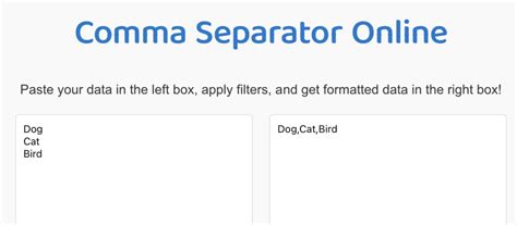 Free Comma Separator Online Comma Separator Online
