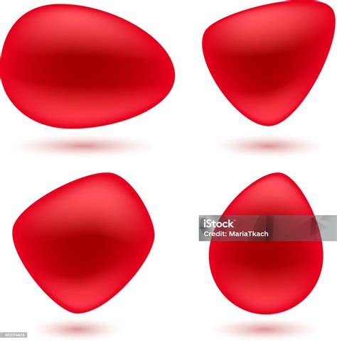 Abstract Geometric Rounded Blobs Set Stock Illustration Download