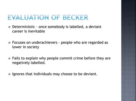 Beckers Labelling Theory And Interactionism Pptx