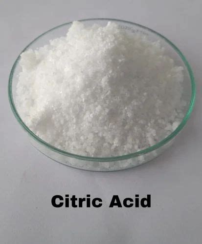 Citric Acid Industrial Grade Packaging Type Pp Bag Packaging Size