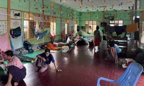 Dvb ဖားကန့် ဆယ်ဇင်းရွာစစ်ရှောင်များ ရာသီတုပ်ကွေးဖြစ်ပြီး ဆေးဝ