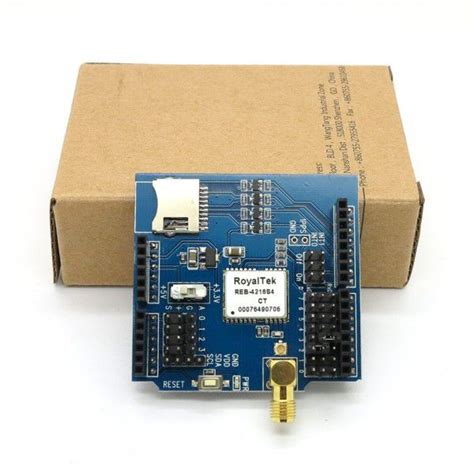 Royaltek Reb 4216reb 5216 Gps Shield Breakout Board For Arduino Mega