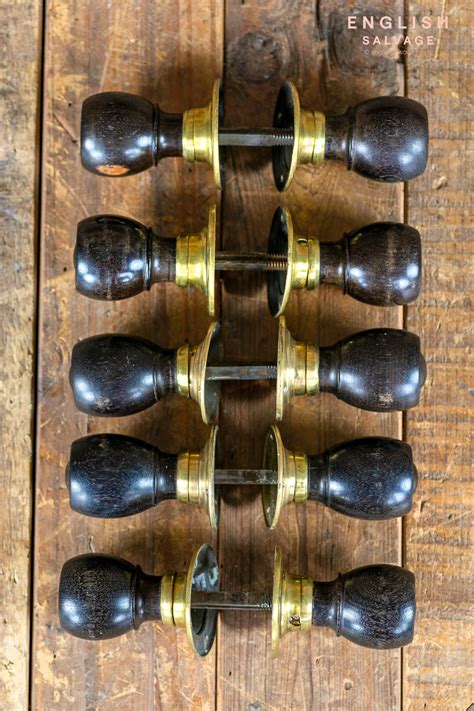 Edwardian Wooden Door Knobs