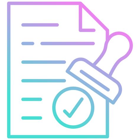 Validity Generic Gradient Outline Icon