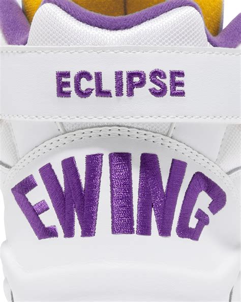 The Eclipse Shoe White Purple And Lemon Ewing Athletics