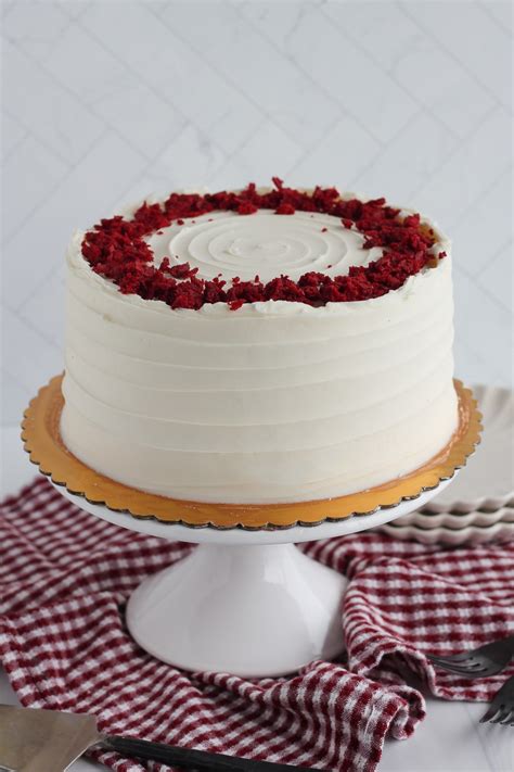 The Best Red Velvet Cake With Almond Cream Cheese Buttercream Baking
