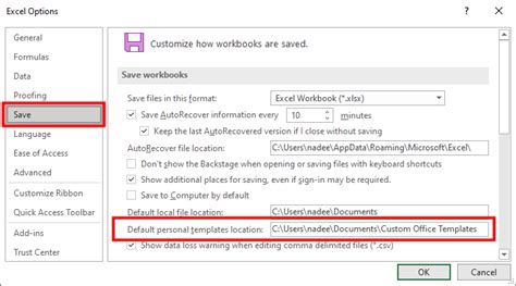Create Modify And Use Templates In Excel Brainbell