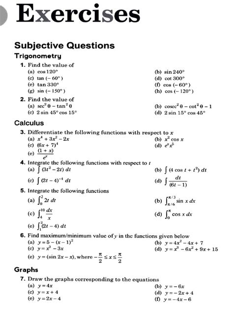 Basic Mathematics Assignment Pdf Trigonometric Functions Function Mathematics