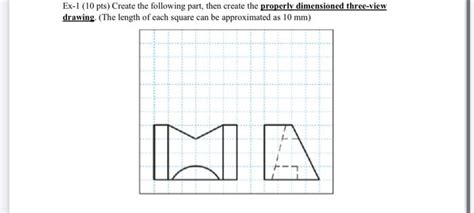 Solved Exercise 1 To 4 Create The Following 3D Parts In Chegg