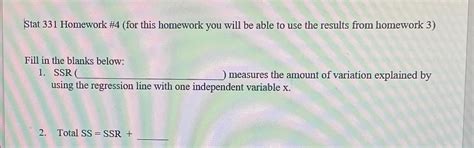 solved stat 331 ﻿homework 4 for this homework you will be