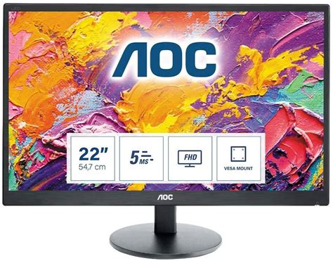 AOC LCD 22 E2270SWHN LED MONITOR