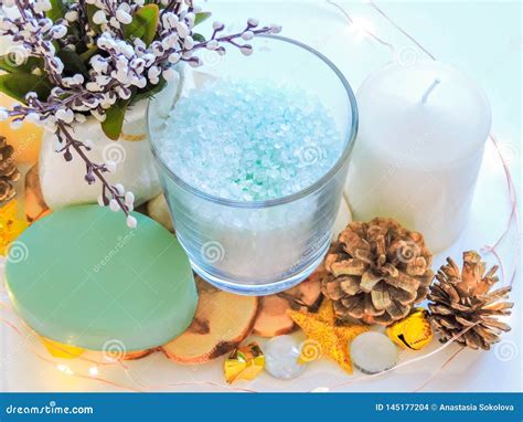 Various Spa And Beauty Treatment Products On White Backgroundspa