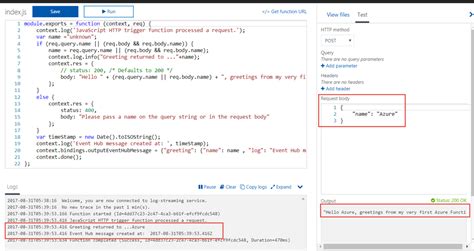 Serverless Computing With Azure Functions Interaction With Event Hub