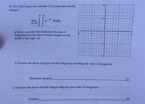 Solved 3 The Following Is An Example Of An Improper Double Chegg Com