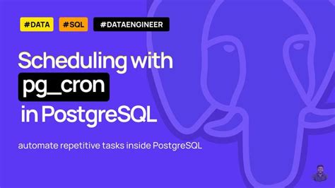 Scheduling In Postgresql Using Pgcron Md Anower Hossain